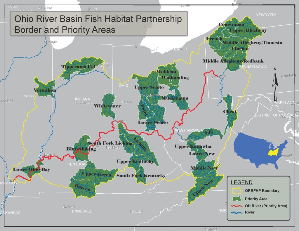 Maps - Ohio River Basin Fish Hab